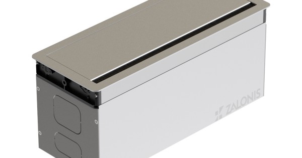 ΚΟΥΤΙ ΜΕ ΤΑΠΑ ΚΑΛΩΔΙΩΝ ΤΕΤΡΑΓΩΝΗ 29 8x11 6 ΑΛΟΥΜΙΝΙΟ ΜΑΤ
